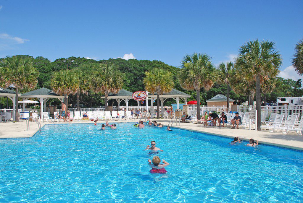 Ocean Lakes Pools include Outdoor, Indoor Pools and Water Park