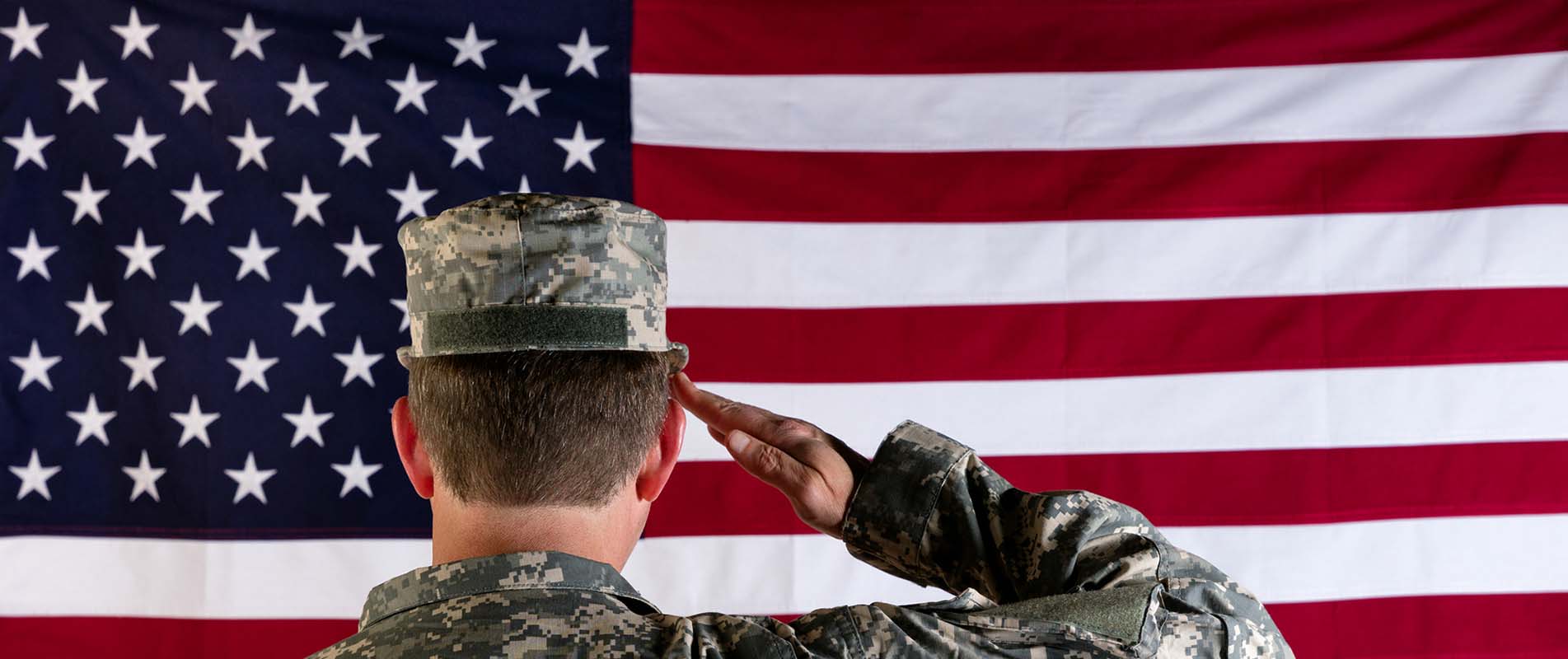 Soldier Saluting